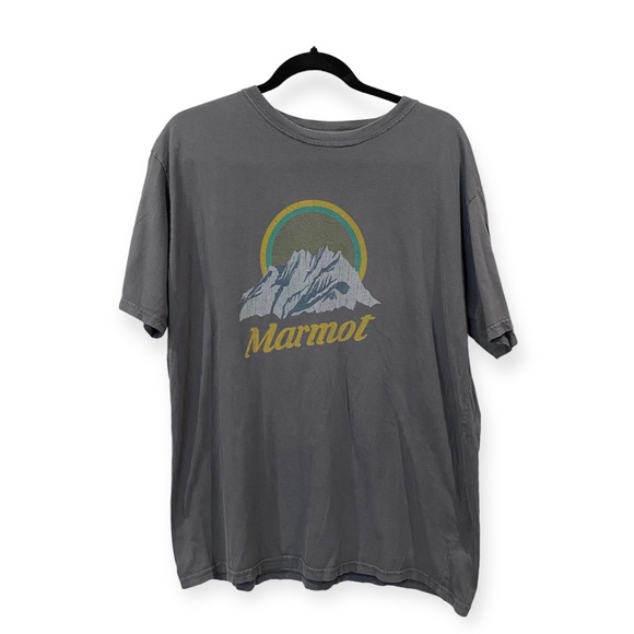 Marmot | Shirts | Marmot Graphic Organic Cotton Tshirt Washed Grey ...